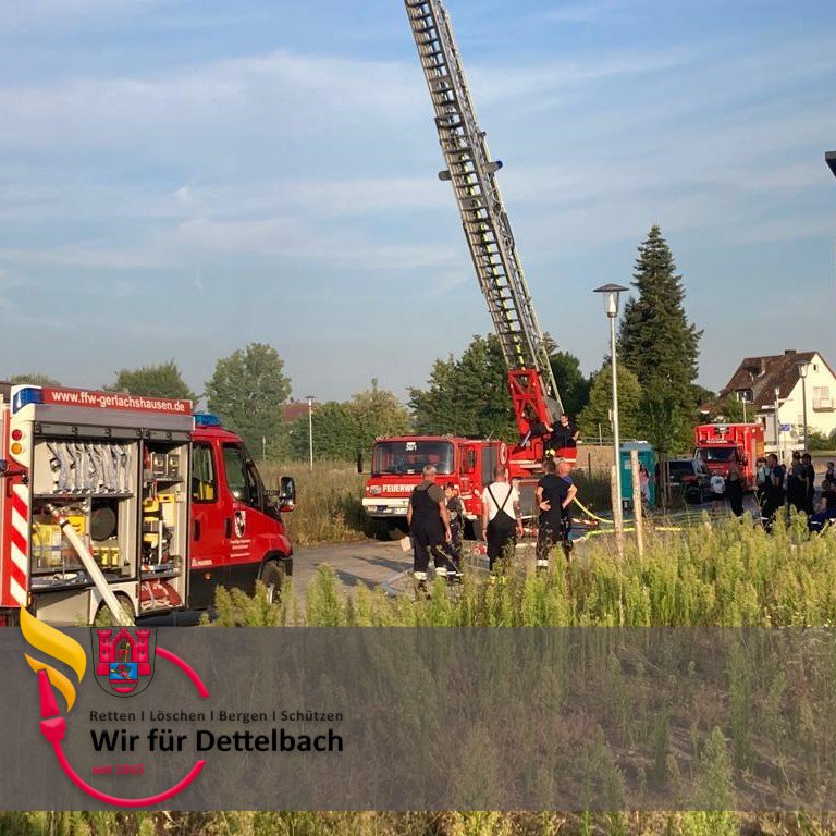 Drehleiterübung in Gerlachshausen - Freiwillige Feuerwehr Stadt ...